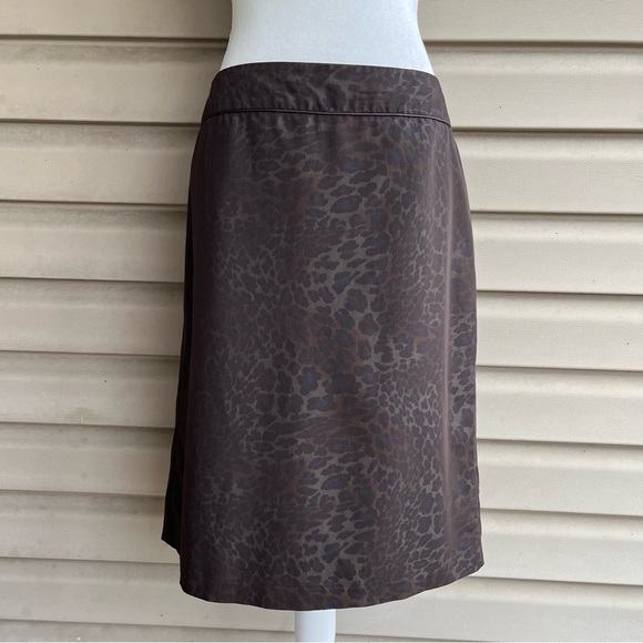 Willi Smith | Skirts | Willi Smith Subtle Leopard Print Lined Skirt ...